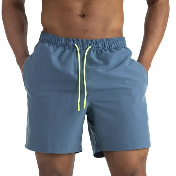 DeHolifer Mens Swim Trunks Quick Dry Swim Shorts with Mesh Lining Solid ...