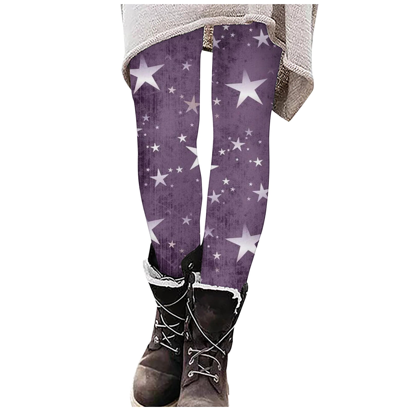 DeHolifer Women Christmas Leggings Plus Size High Waist Workout Pants ...