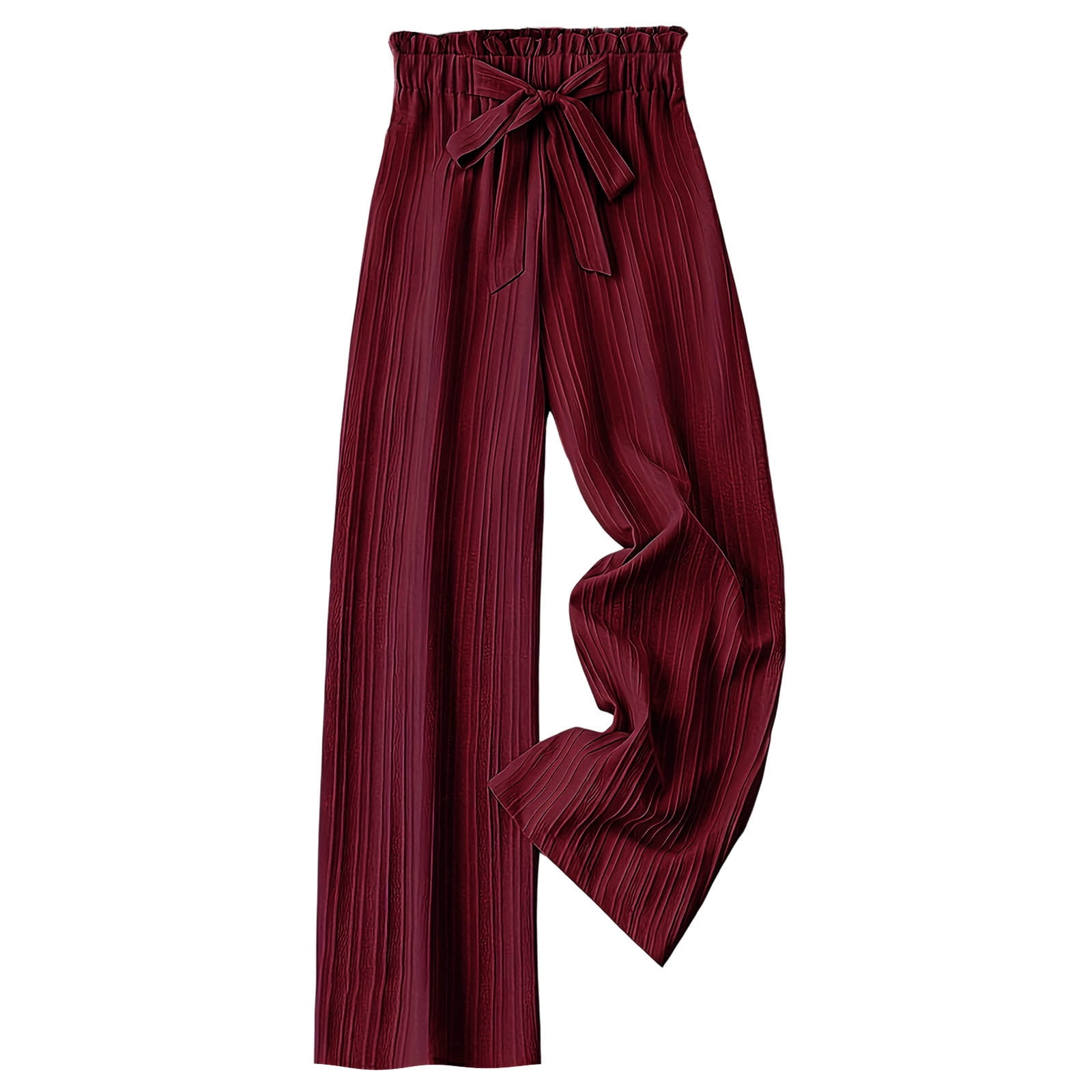 DeHolifer Women's Pants Wide Leg Work Business Casual High Waisted ...