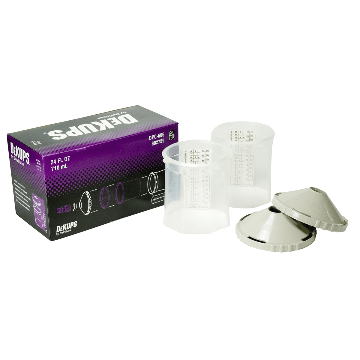 Devilbiss DPC606 Dekups ® Reusable Sleeve/lid 24 Oz., 2 Pack - Walmart.com