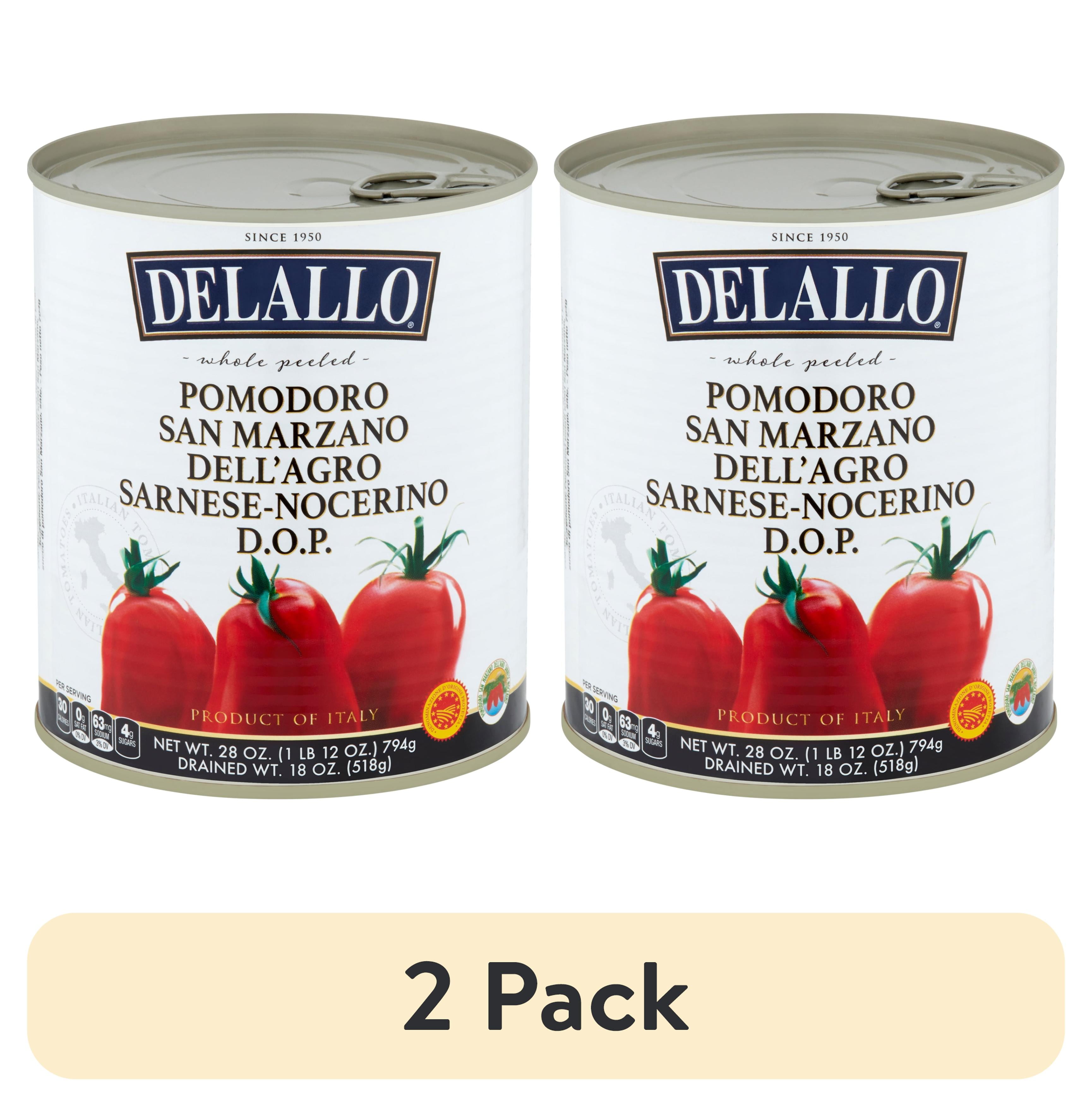 (2 pack) DeLallo DOP San Marzano Whole Tomatoes, Non-GMO, Gluten Free ...