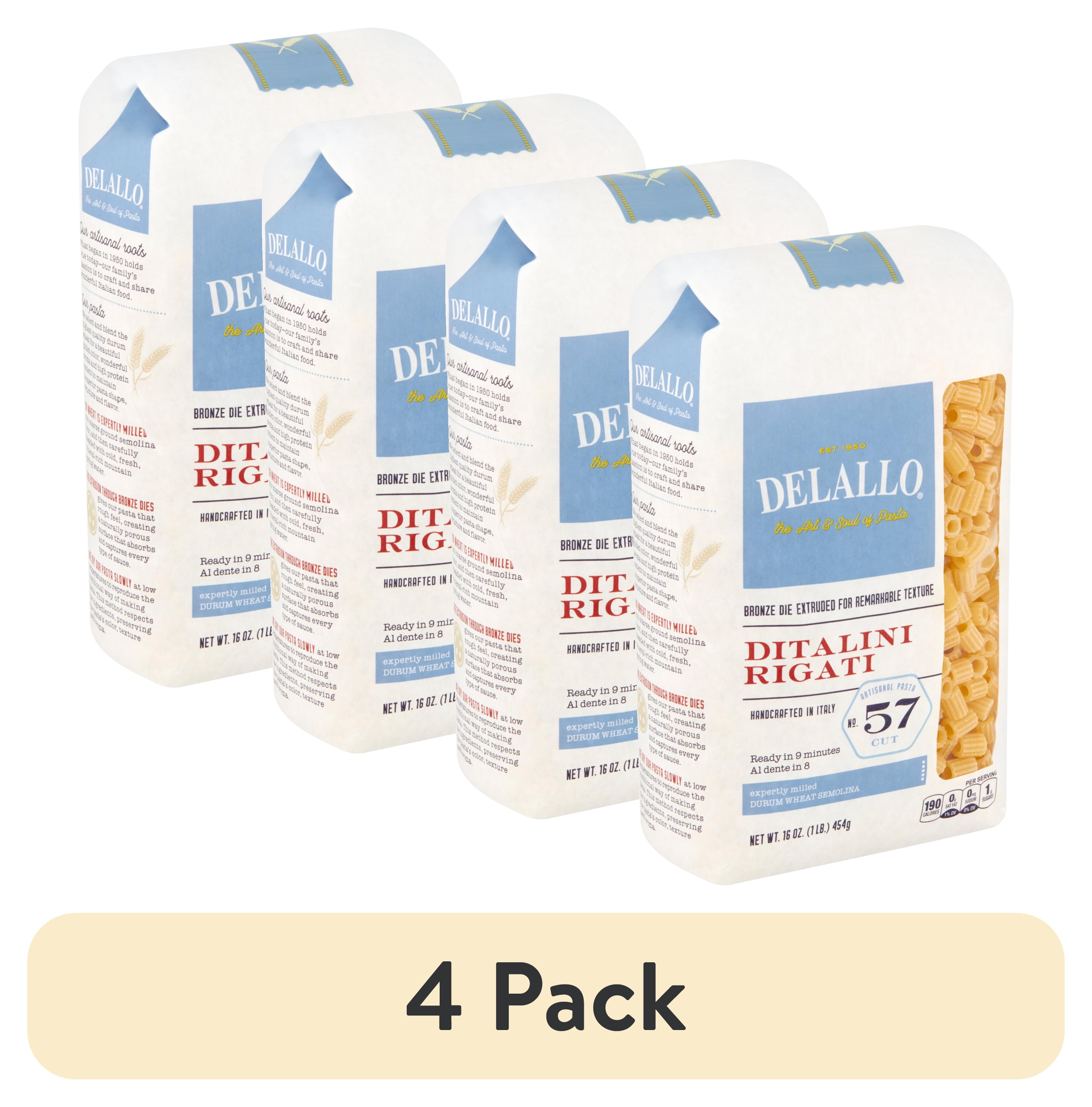 (4 pack) DeLallo, Ditalini Pasta, Tiny Tube Shaped, Made in Italy ...