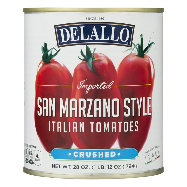 DeLallo Imported San Marzano Style Italian Crushed Sweet Tomatoes ...