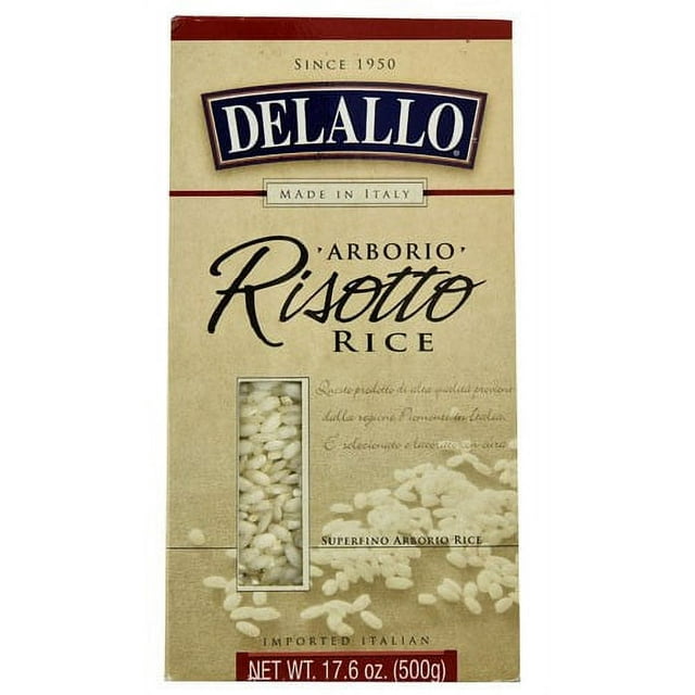 DeLallo Italian Arborio Risotto Rice, 17.6 oz - Walmart.com