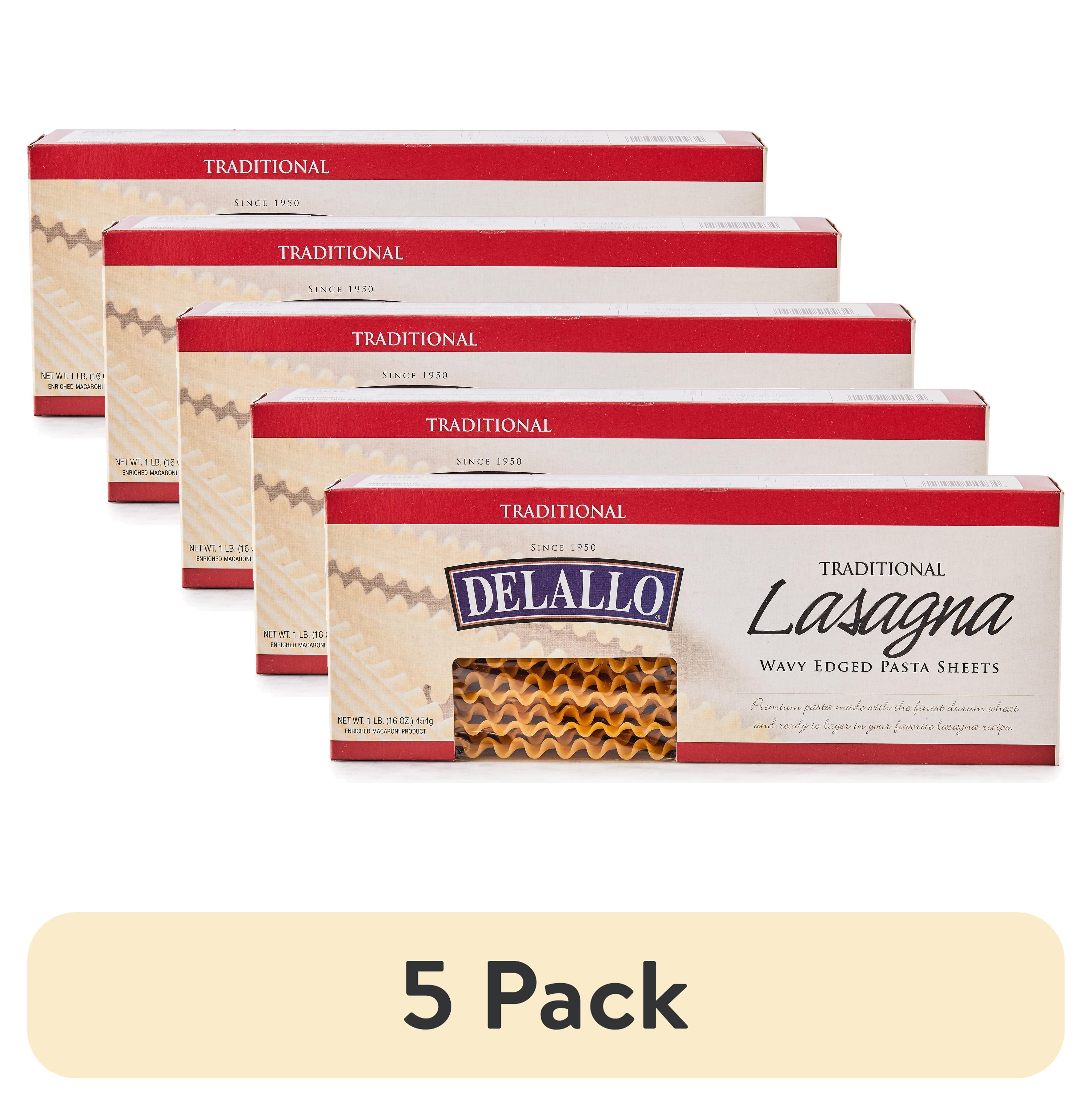(5 pack) DeLallo Lasagna, 16 oz - Walmart.com