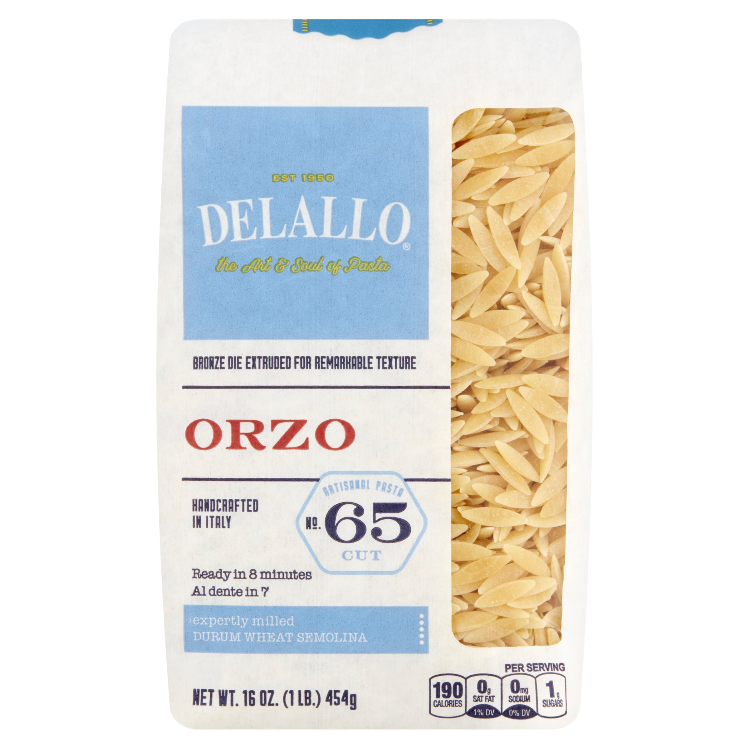 DeLallo Orzo Pasta, 16 oz - Walmart.com