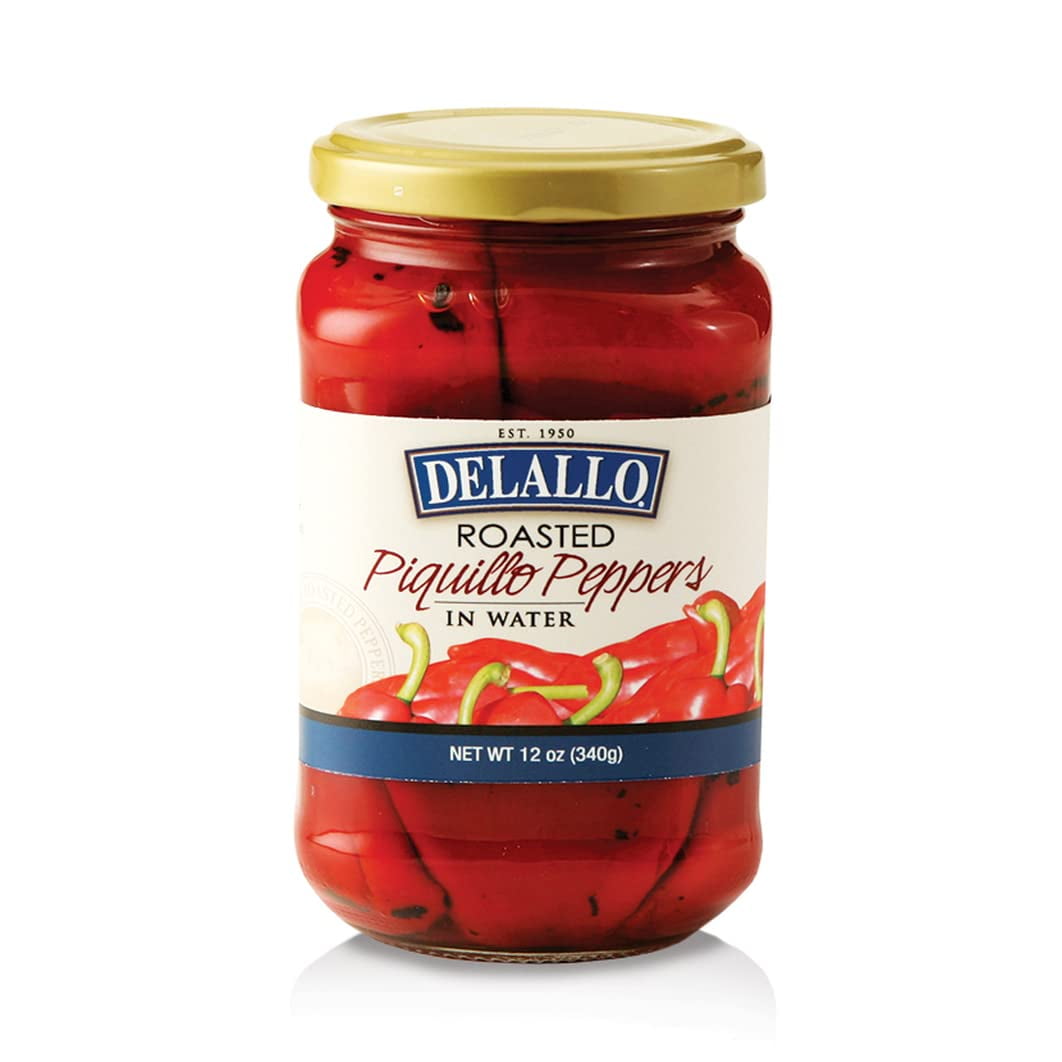 DeLallo Roasted Piquillo Peppers, 12oz Jar, 12-Pack - Walmart.com