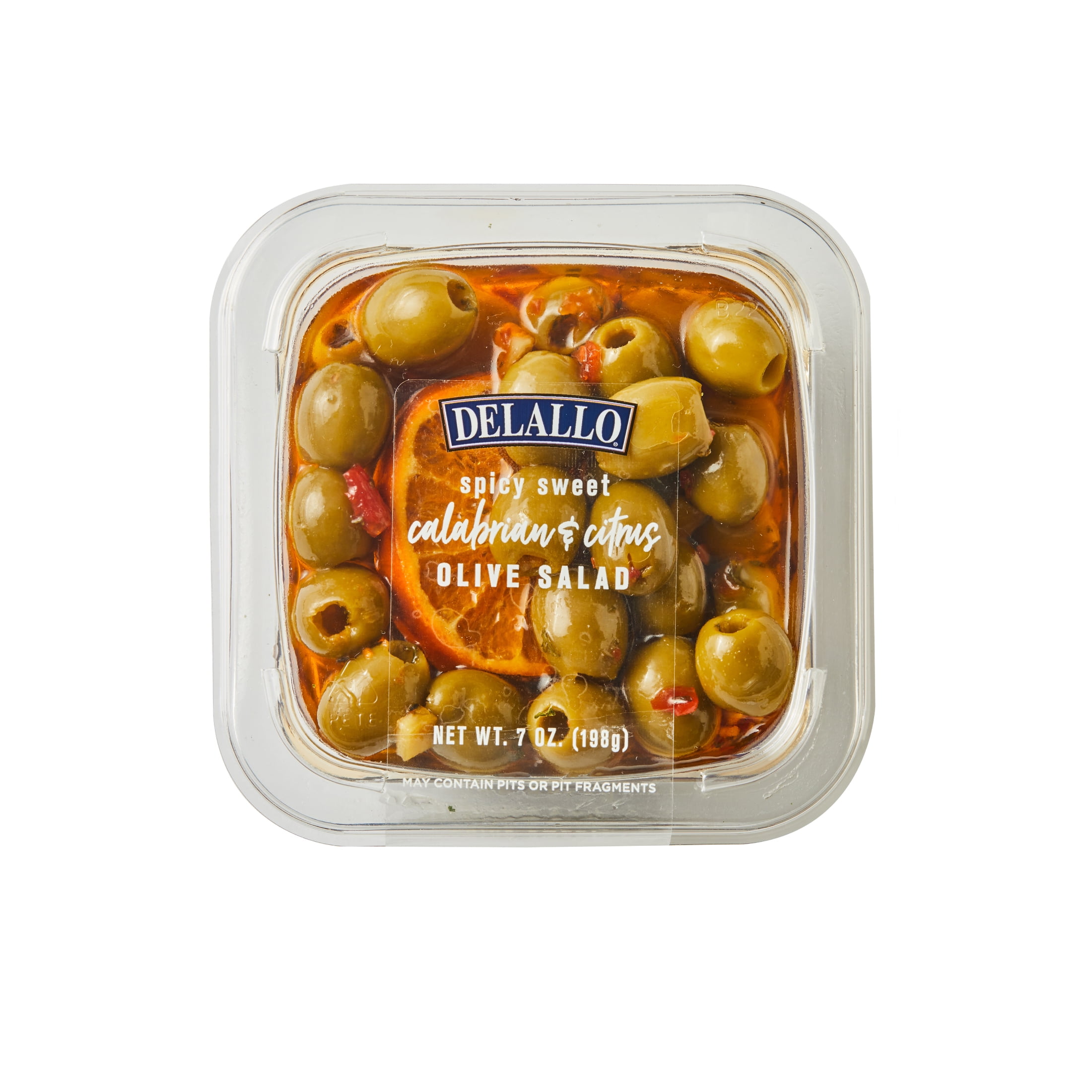 DeLallo Spicy Sweet Olive Salad, with Chopped Chili Peppers, 7 oz ...