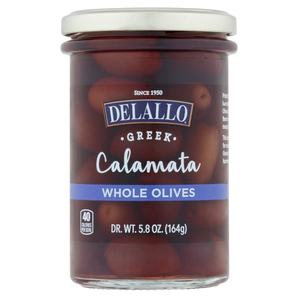 DeLallo Whole Greek Calamata Olives, 5.8oz Jar, 6-Pack - Walmart.com