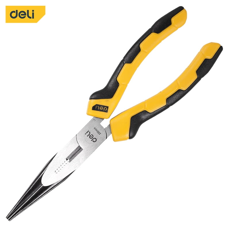 DeLi Universal Wire Cutter Diagonal Pliers Crimping Pliers Needle Nose ...