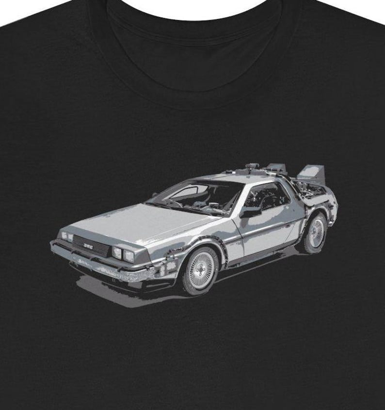 DeLorean Tee - Inspired by Back to the Future, Movie Merchandise, Geek ...
