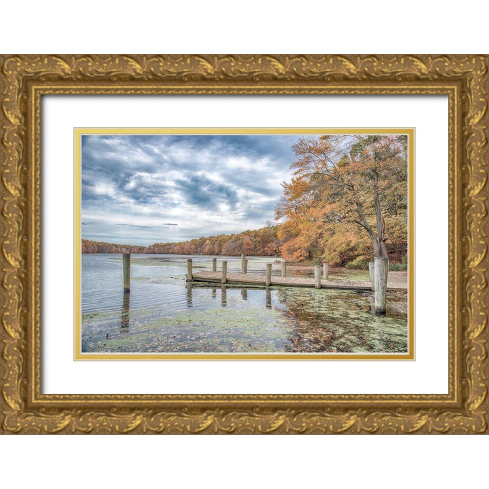 DeLuca, Pat 14x11 Gold Ornate Wood Framed with Double Matting Museum ...