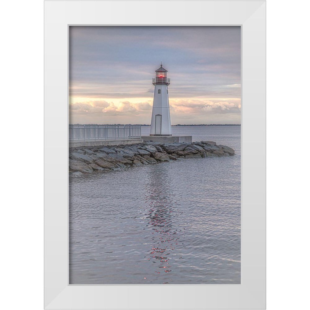 DeLuca, Pat 17x24 White Modern Wood Framed Museum Art Print Titled ...