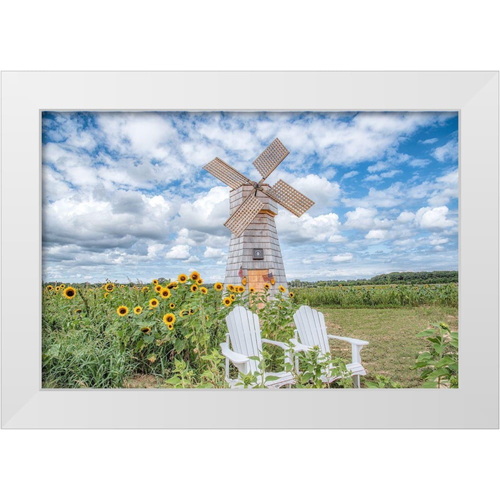 DeLuca, Pat 18x13 White Modern Wood Framed Museum Art Print Titled ...