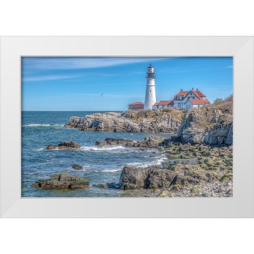 DeLuca, Pat 18x13 White Modern Wood Framed Museum Art Print Titled ...