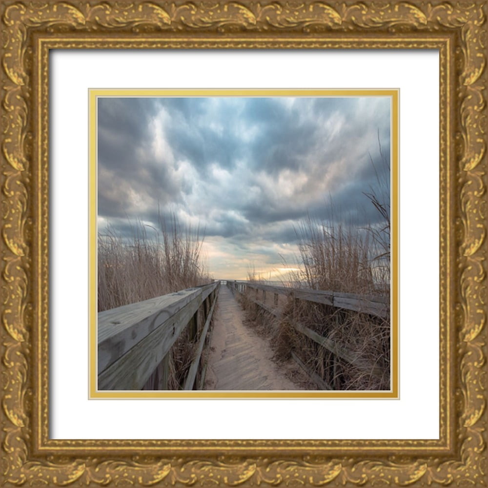 DeLuca, Pat 20x20 Gold Ornate Wood Framed with Double Matting Museum ...