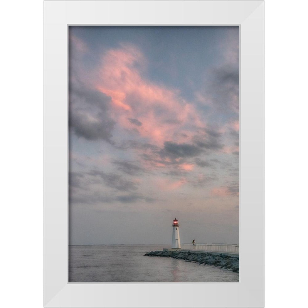 DeLuca, Pat 23x32 White Modern Wood Framed Museum Art Print Titled ...