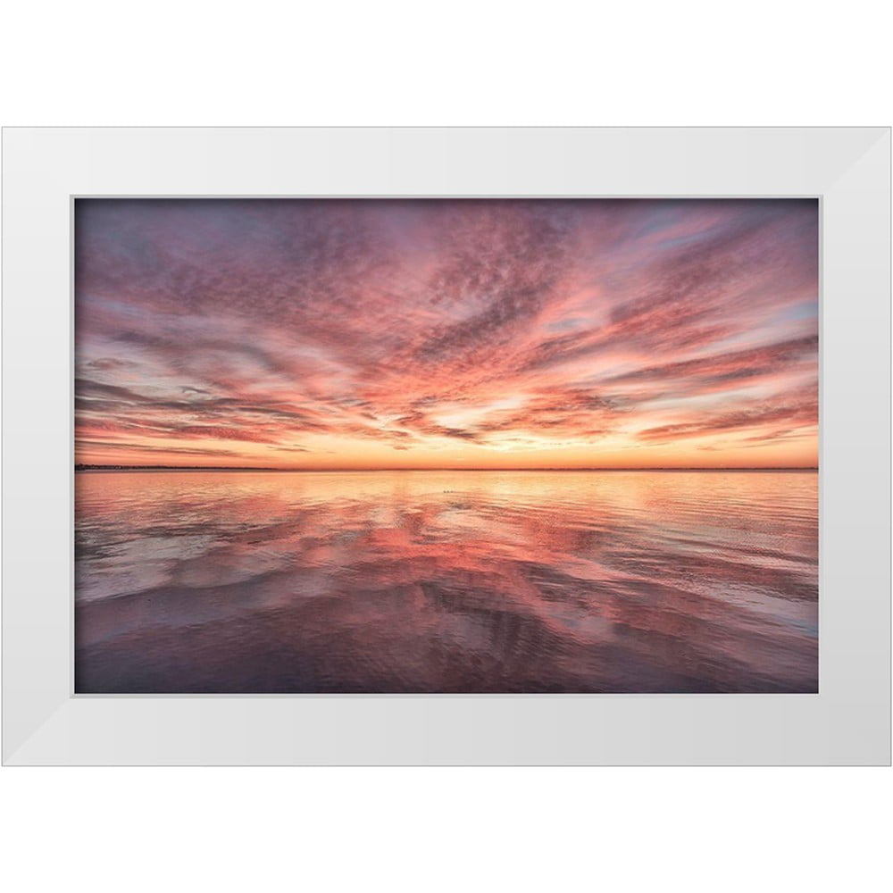 DeLuca, Pat 32x23 White Modern Wood Framed Museum Art Print Titled ...