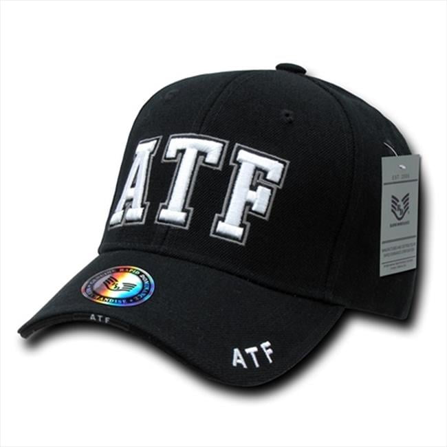 DeLuxe Law Enf. Caps, ATF, Black - Walmart.com