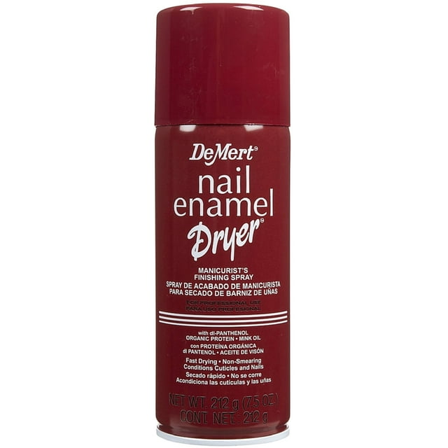 DeMert Fast-Drying Nail Enamel Dry Spray 7.5 oz - Quick Fingernail ...