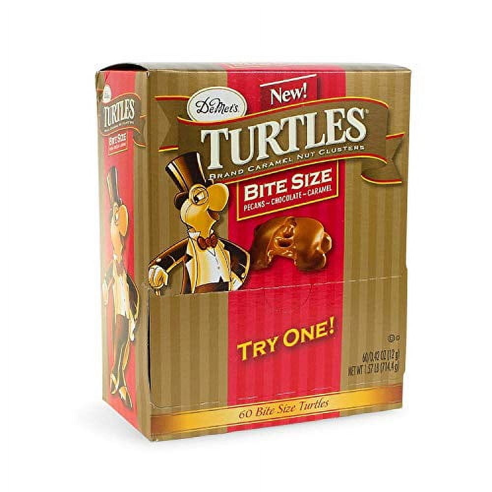 DeMet's Bite Size Turtles Candy, 60 count, 1.57 lbs - Walmart.com