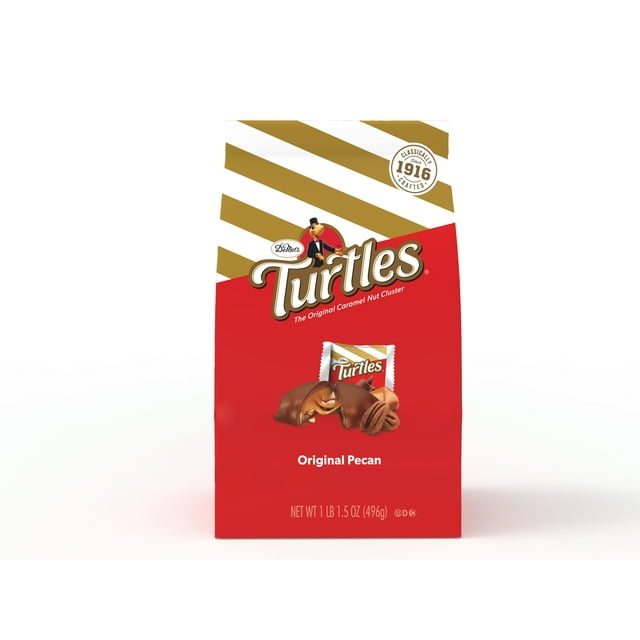 DeMet's Turtles Original Milk Chocolate Pecan Caramel Candy Cluster Bag ...