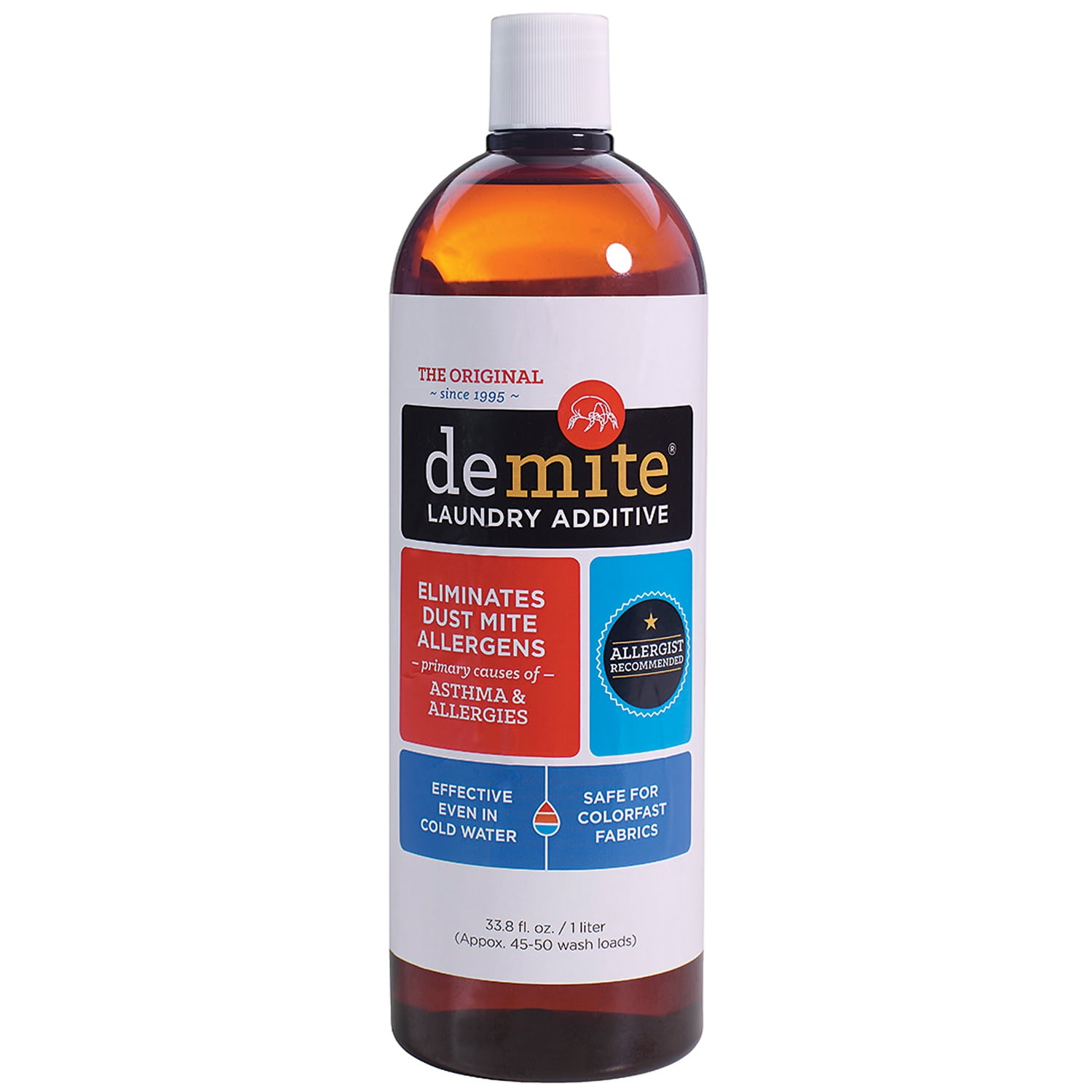 DeMite Mite Detergent for Clothes, Laundry Additive, 33.8 oz - Walmart.com