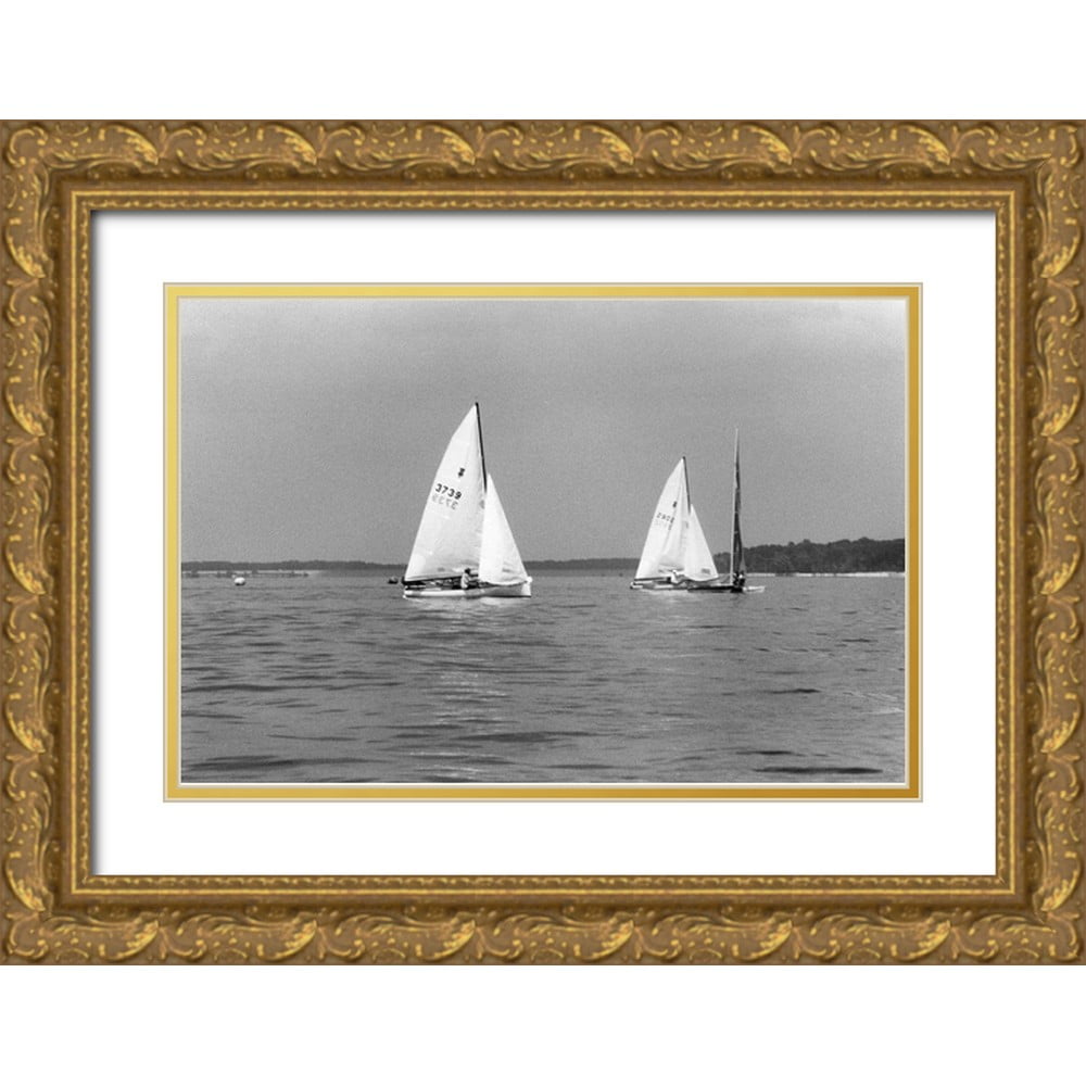 DeNardo, Laura 14x11 Gold Ornate Wood Framed with Double Matting Museum ...