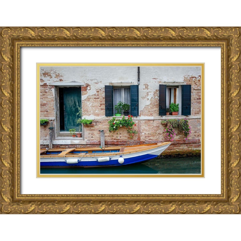 DeNardo, Laura 14x11 Gold Ornate Wood Framed with Double Matting Museum ...