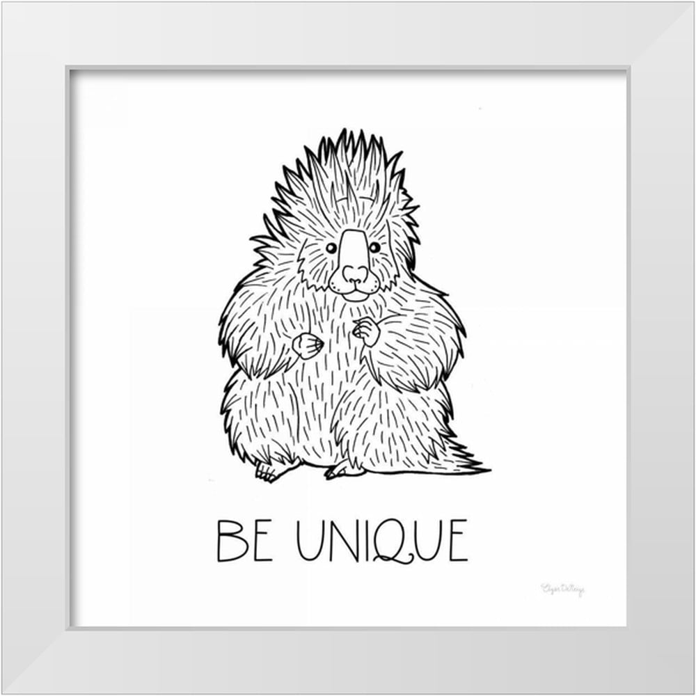 DeNeige, Elyse 15x15 White Modern Wood Framed Museum Art Print Titled - Color the Forest IX Be ...