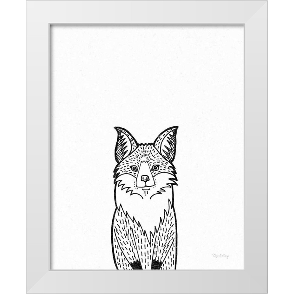 DeNeige, Elyse 15x18 White Modern Wood Framed Museum Art Print Titled ...