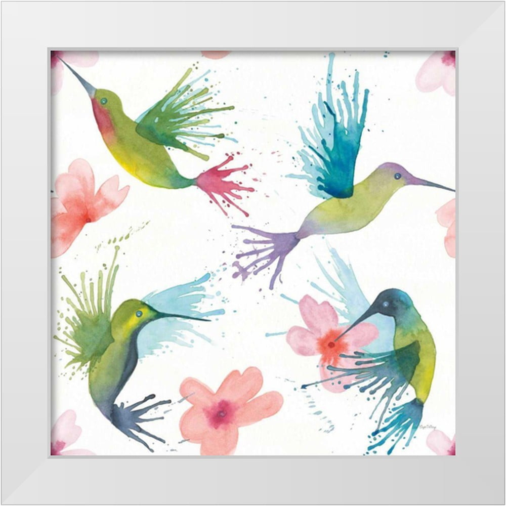 DeNeige, Elyse 20x20 White Modern Wood Framed Museum Art Print Titled ...