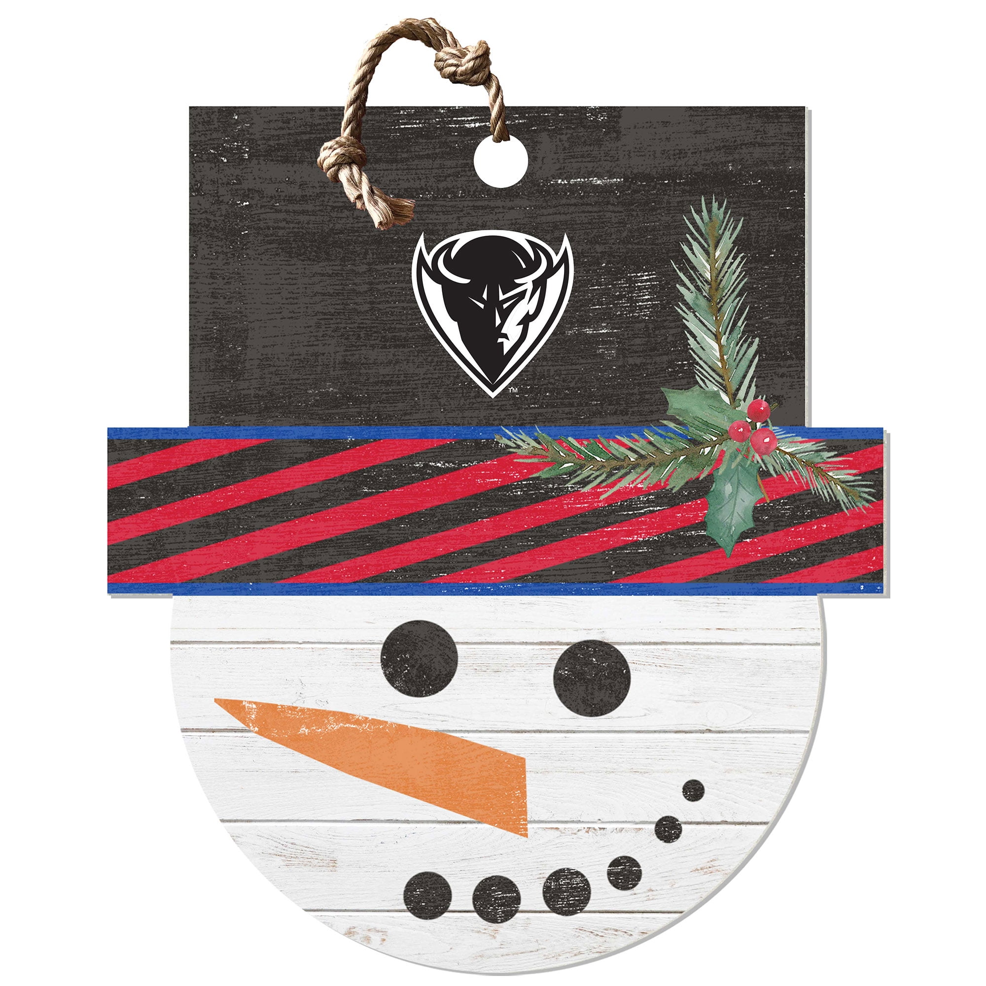 DePaul Blue Demons 18'' x 20'' Snowman Sign - Walmart.com