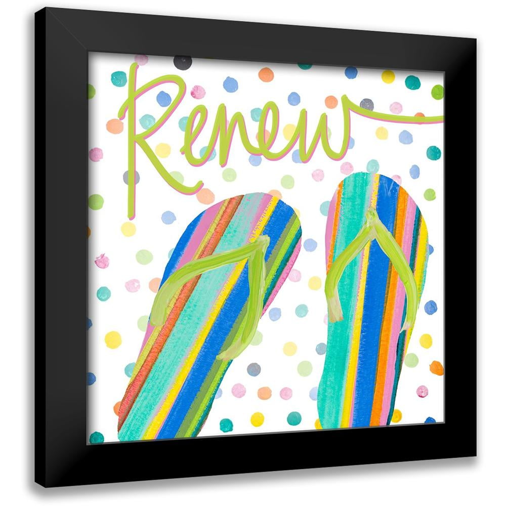 DeRice, Julie 12x12 Black Modern Framed Museum Art Print Titled - Flip ...