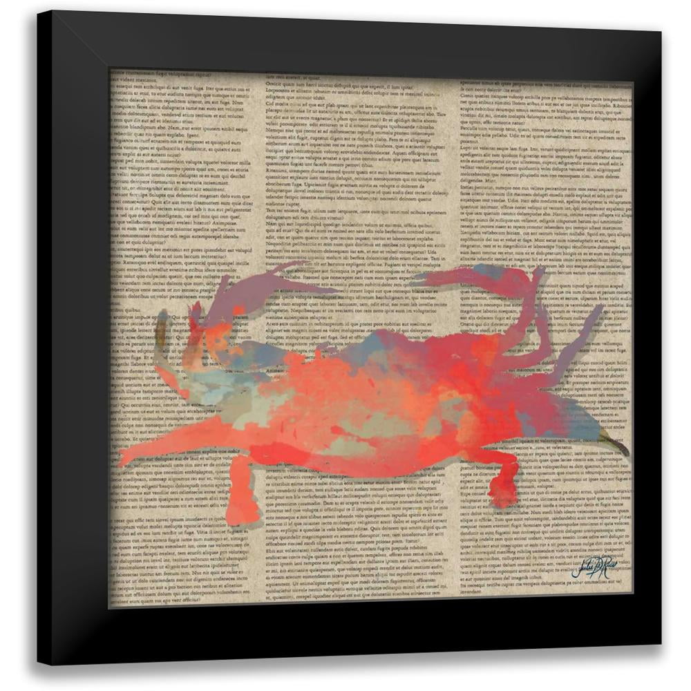 DeRice, Julie 12x12 Black Modern Framed Museum Art Print Titled - Sea ...