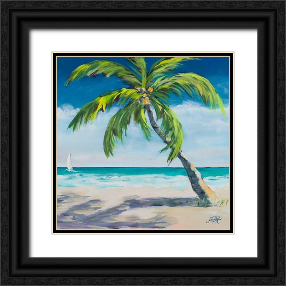 DeRice, Julie 12x12 Black Ornate Wood Framed with Double Matting Museum ...