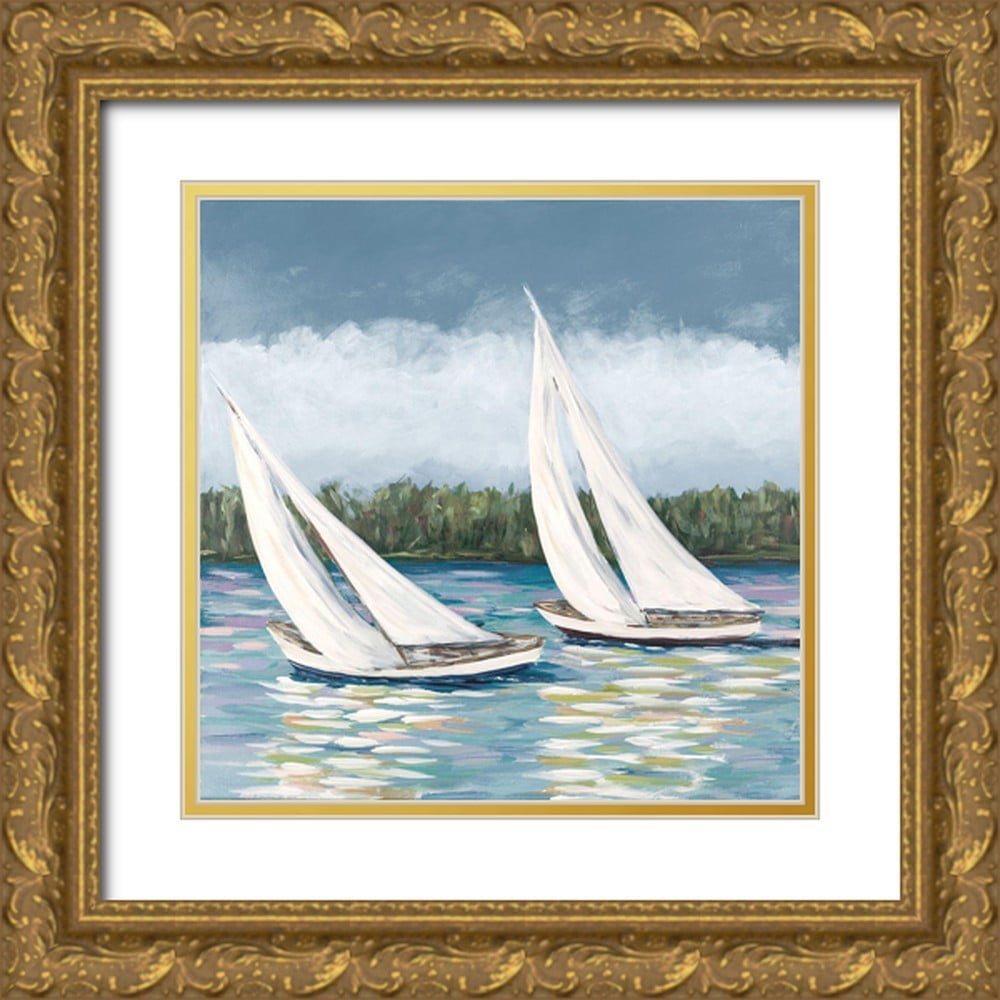 DeRice, Julie 12x12 Gold Ornate Wood Framed with Double Matting Museum Art Print Titled - Soft ...