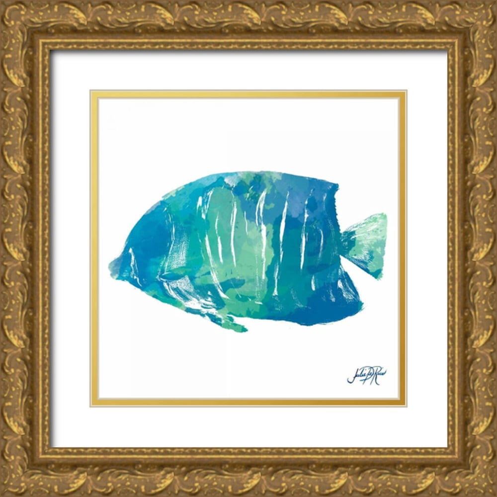DeRice, Julie 12x12 Gold Ornate Wood Framed with Double Matting Museum ...