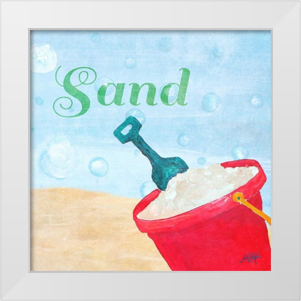 DeRice, Julie 12x12 White Modern Wood Framed Museum Art Print Titled ...