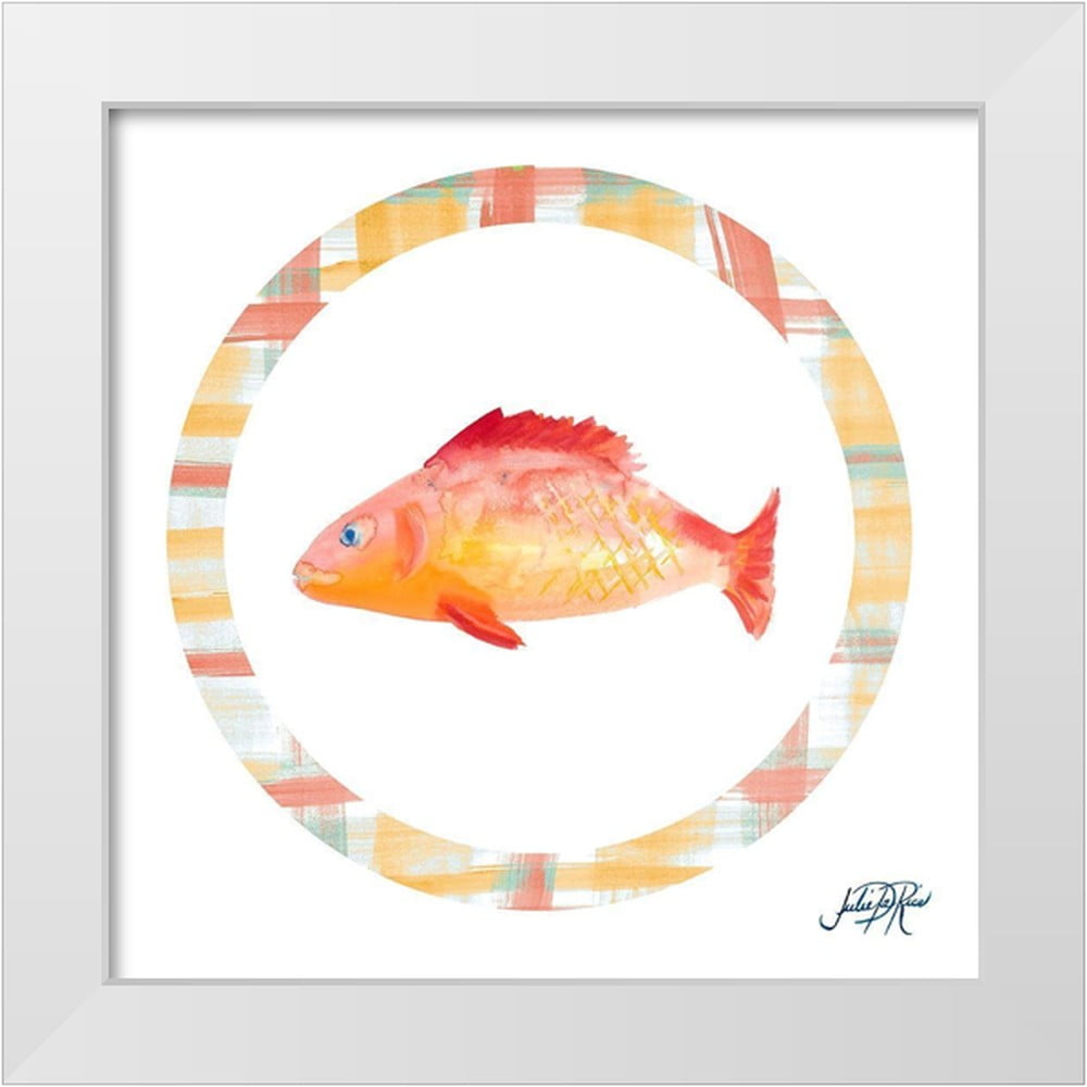 DeRice, Julie 12x12 White Modern Wood Framed Museum Art Print Titled ...