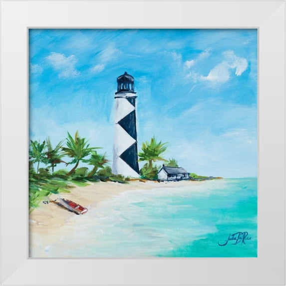 DeRice, Julie 12x12 White Modern Wood Framed Museum Art Print Titled ...