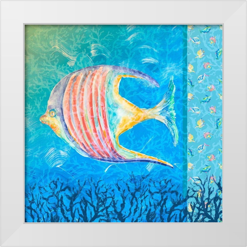 DeRice, Julie 12x12 White Modern Wood Framed Museum Art Print Titled ...