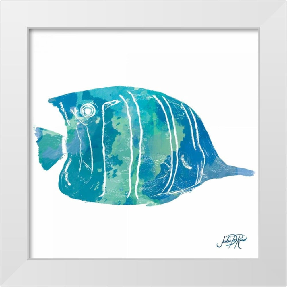 DeRice, Julie 12x12 White Modern Wood Framed Museum Art Print Titled ...