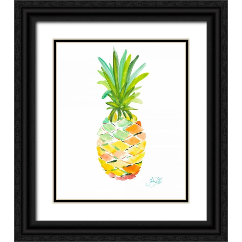 DeRice, Julie 12x14 Black Ornate Wood Framed with Double Matting Museum ...