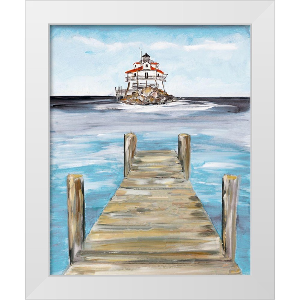 DeRice, Julie 12x14 White Modern Wood Framed Museum Art Print Titled ...