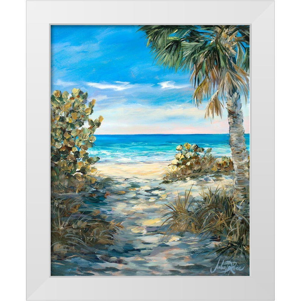 DeRice, Julie 12x14 White Modern Wood Framed Museum Art Print Titled ...