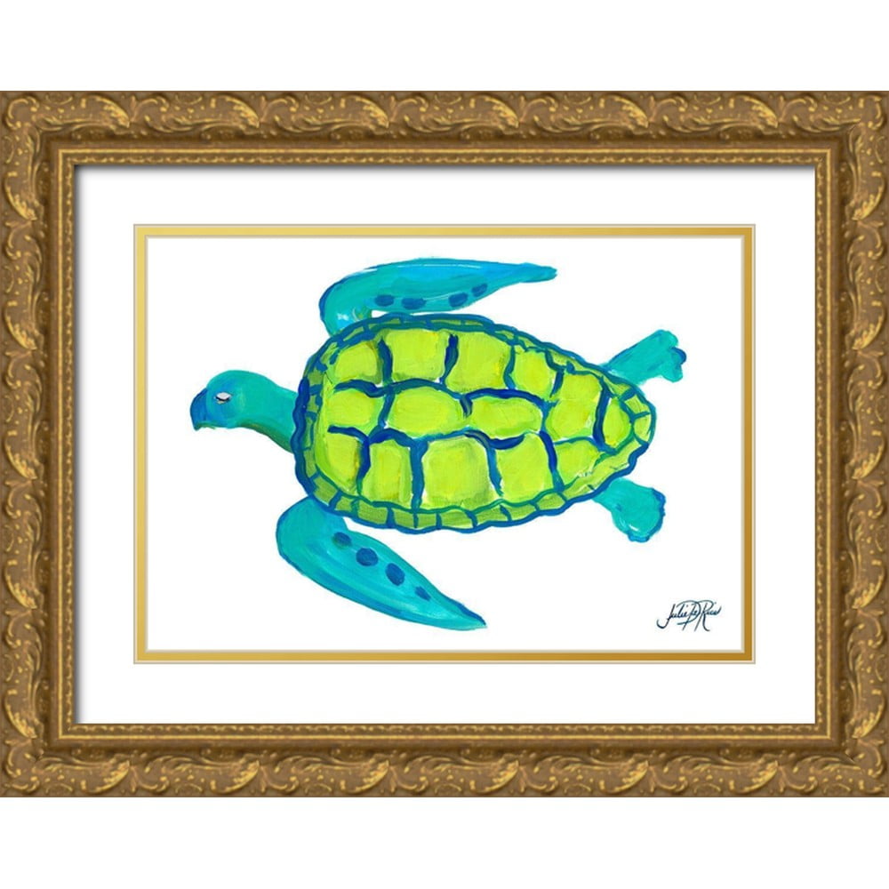 DeRice, Julie 14x11 Gold Ornate Wood Framed with Double Matting Museum ...