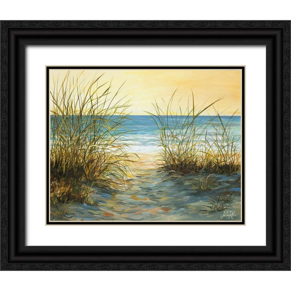 DeRice, Julie 14x12 Black Ornate Wood Framed with Double Matting Museum ...