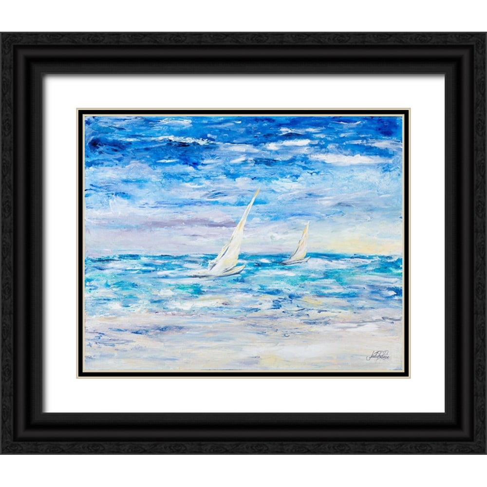 DeRice, Julie 14x12 Black Ornate Wood Framed with Double Matting Museum ...