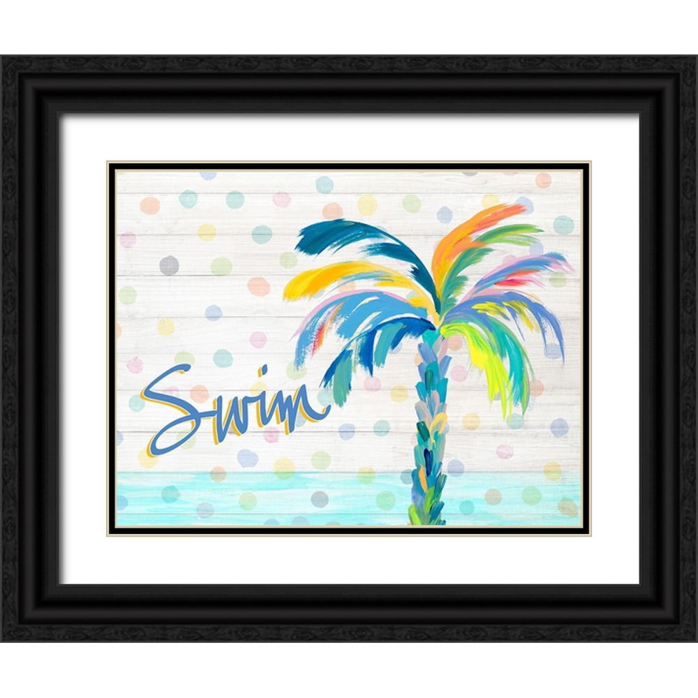 DeRice, Julie 14x12 Black Ornate Wood Framed with Double Matting Museum ...